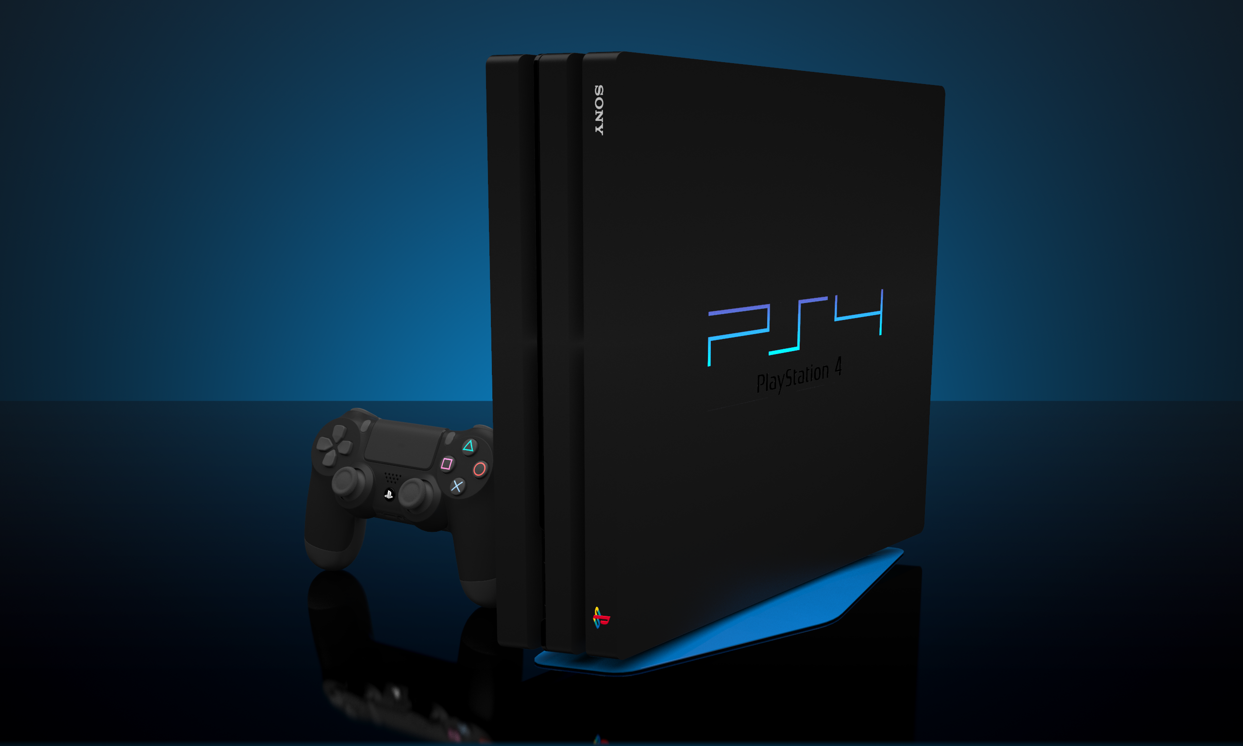 Empresa faz PS4 Pro com pintura inspirada no PS2 | Portal Nerdcore
