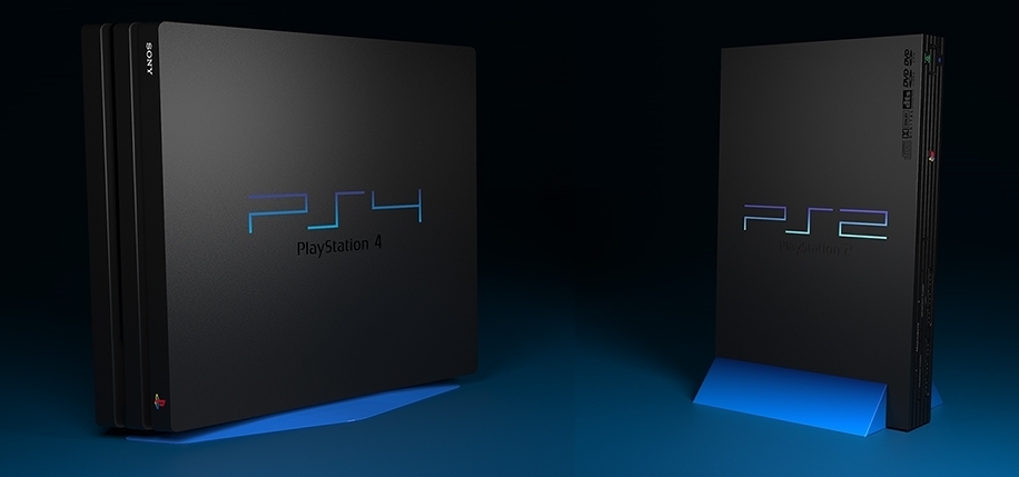 Empresa faz PS4 Pro com pintura inspirada no PS2 | Portal Nerdcore